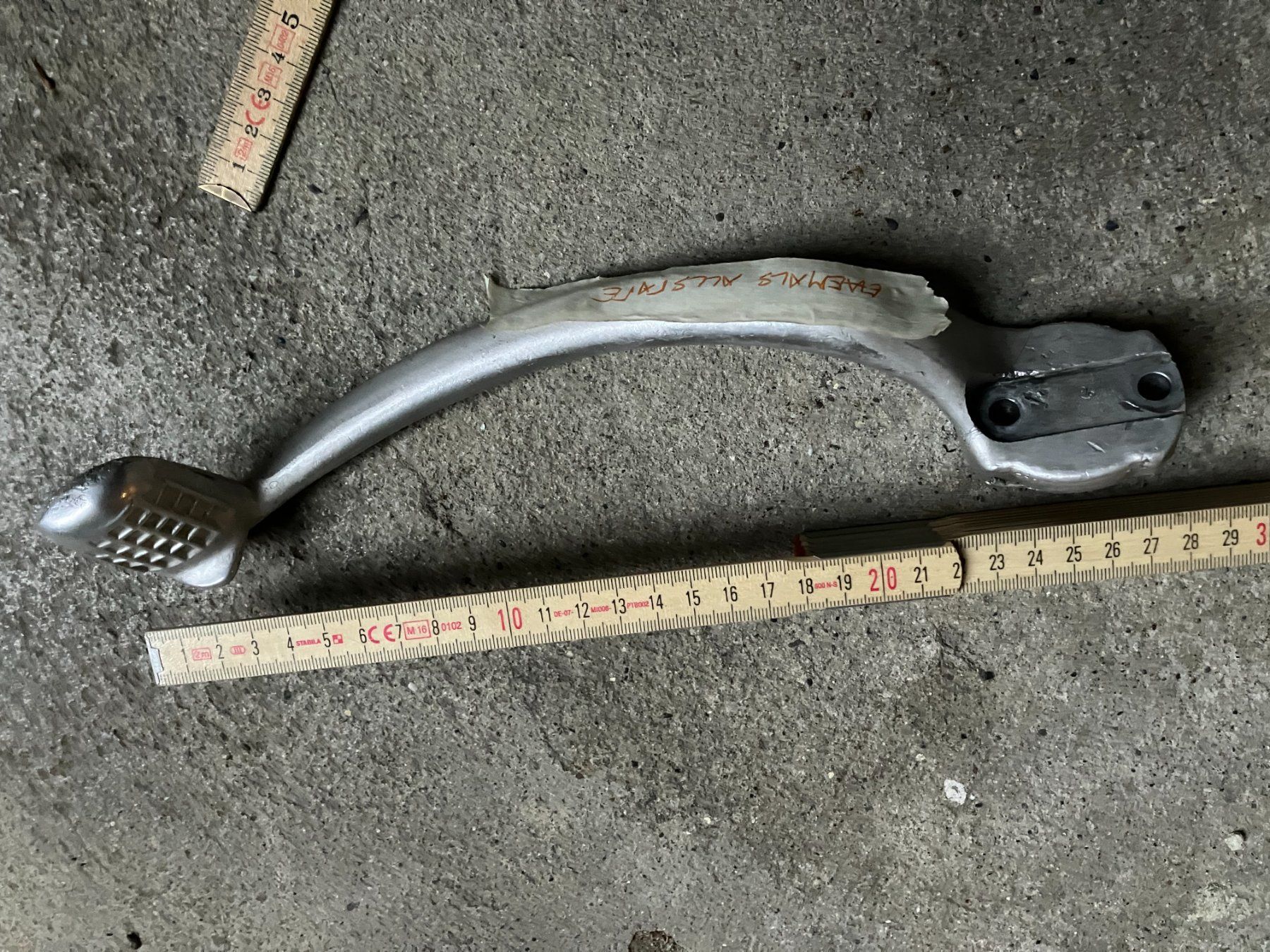 Kick Start Hebel Vespa Allstate Faro Basso Aluguss Original (Gebraucht ...