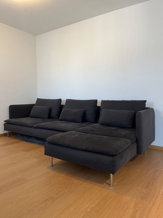 IKEA Söderhamn 4er - Sofa Anthrazit inkl. 6 Kissen | Acheter sur Ricardo