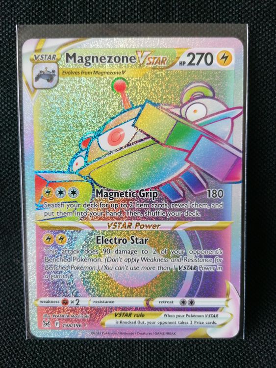 MAGNEZONE VSTAR RAINBOW 198/196 LOST ORIGIN POKEMON KARTE (Gebraucht ...