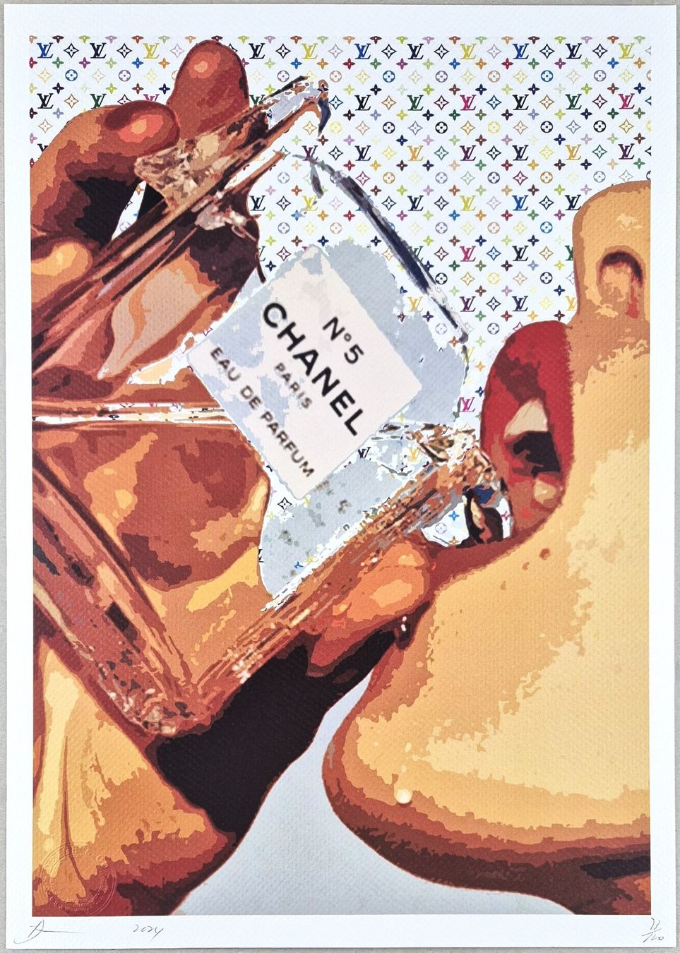 Death NYC Ltd Ed Pop Art Druck " Vuitton Chanel N.5 (Neu (gemäss ...