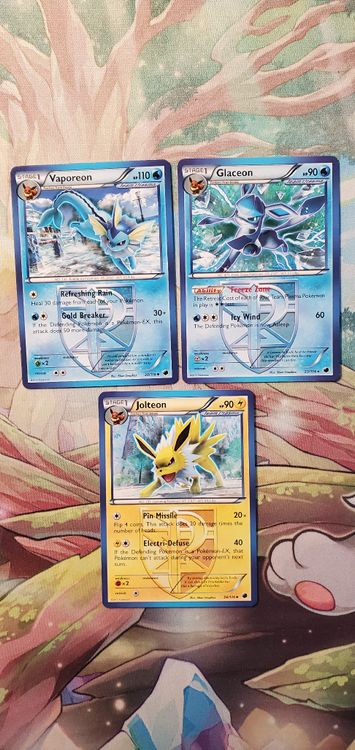 vaporeon glaceon jolteon plasma freeze pokemon cards lot EN | Kaufen ...