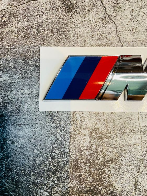 BMW M1 Emblem Schriftzug Logo NEU in Chrom (Neu und originalverpackt ...