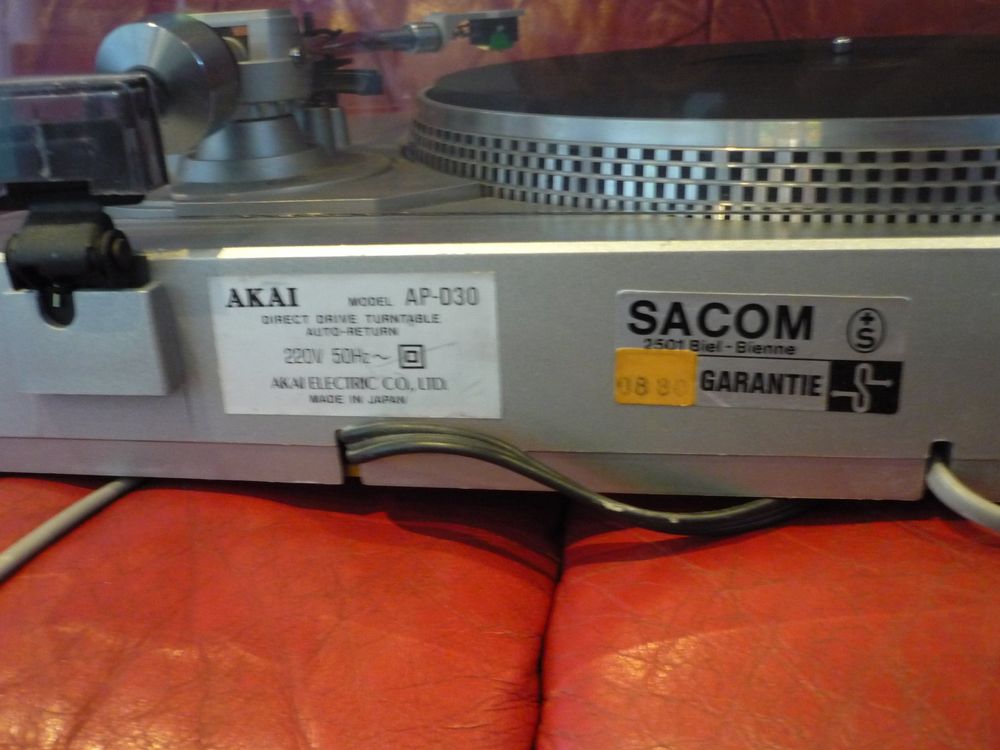 Plattenspieler AKAI AP D30 - Direct Drive Turntable (Gebraucht) in ...