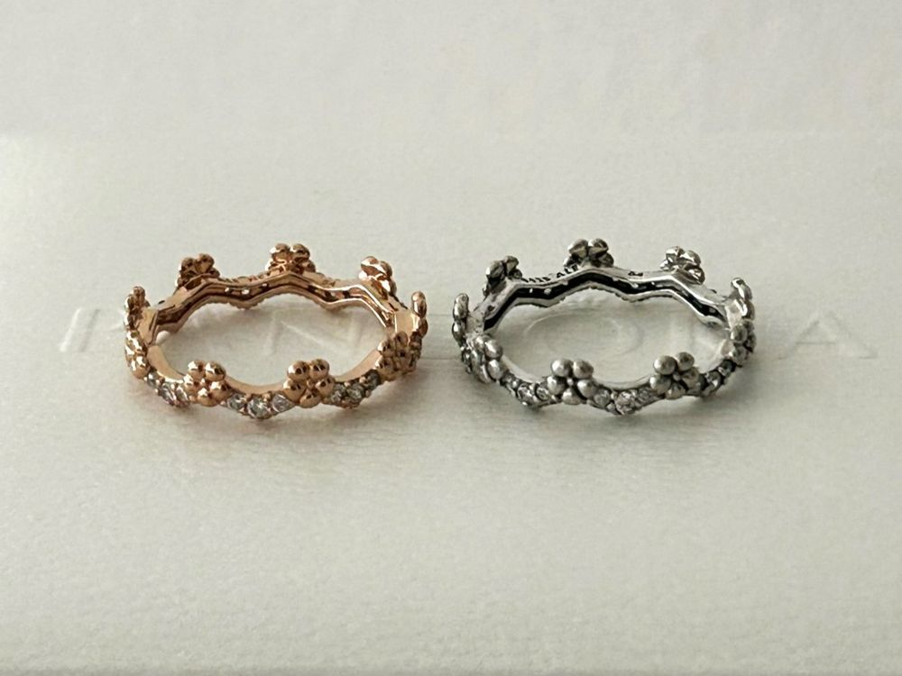 Pandora Blumenkrone Ringe (2 Stück) | Kaufen auf Ricardo