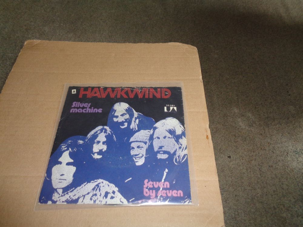 Hawkwind - Silver Machine / Seven by Seven - Single 1972 (Gebraucht) in ...