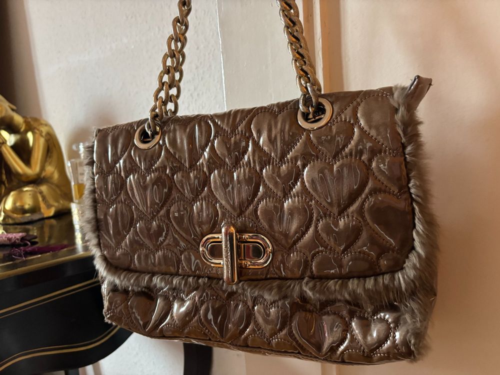 sac à main Tosca blu cuir et daim beige doré (D'occasion) à Genève pour ...