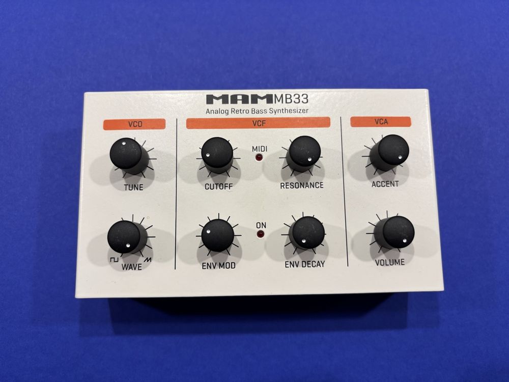 MAM MB33 Analog Retro Bass Synthesizer - Top Zustand! (Gebraucht) in ...