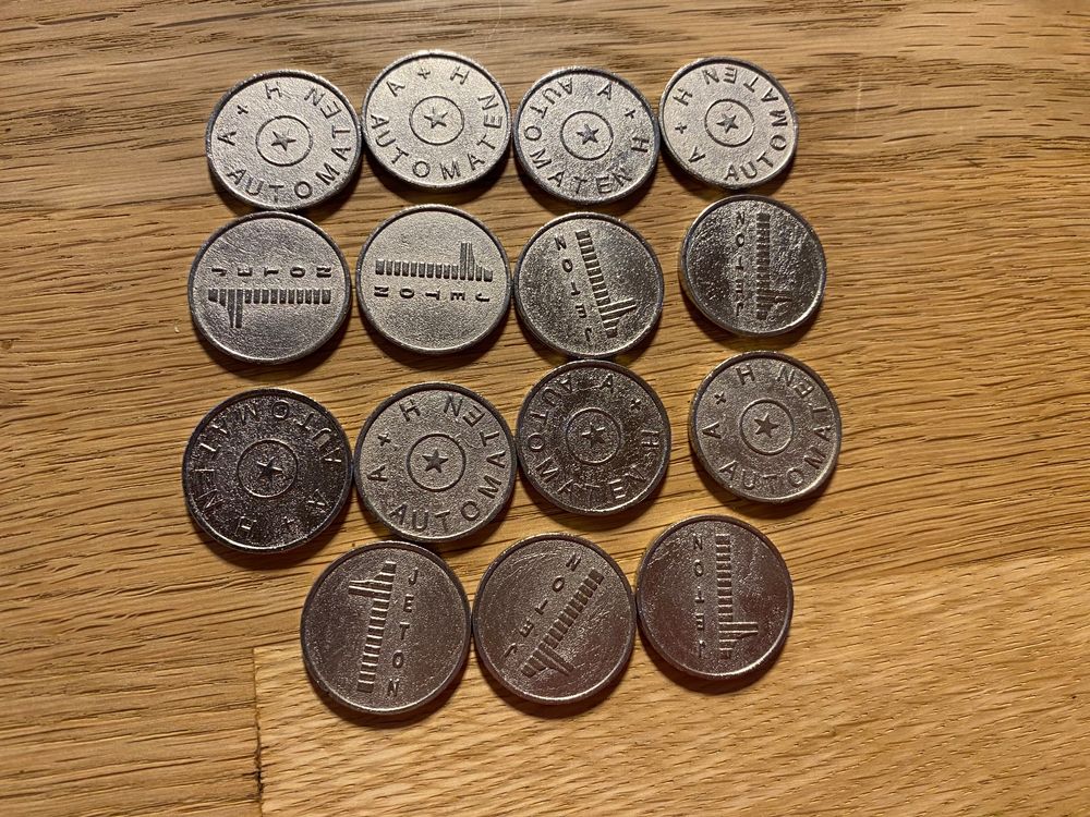15 A + H Autmaten Jetons (Gebraucht) in Vilters für CHF 25 – mit Lieferung auf Ricardo kaufen