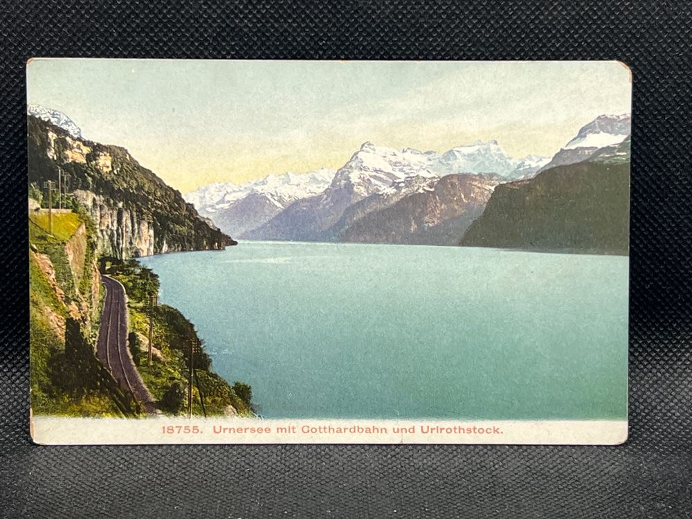 Urnersee mit Gotthardbahn und Urirothstock. (Gebraucht) in Widnau für CHF 3 – mit Lieferung auf ...