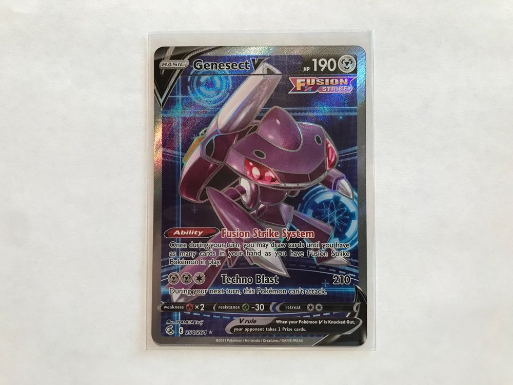 Genesect V Fullart Fusion Strike EN (Neu (gemäss Beschreibung)) in ...