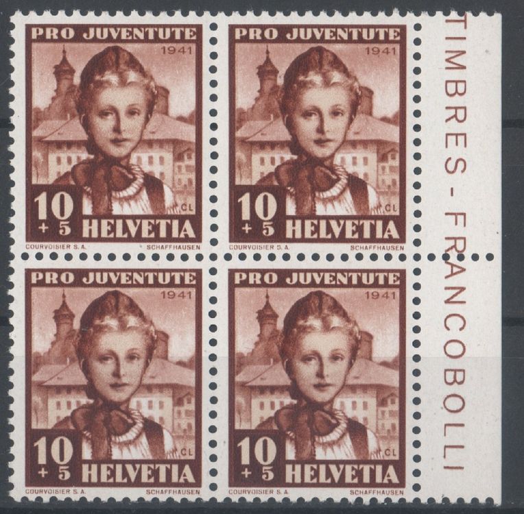 PJ 98 Viererblock mit Platten- und Rasterfehler ** | Kaufen auf Ricardo