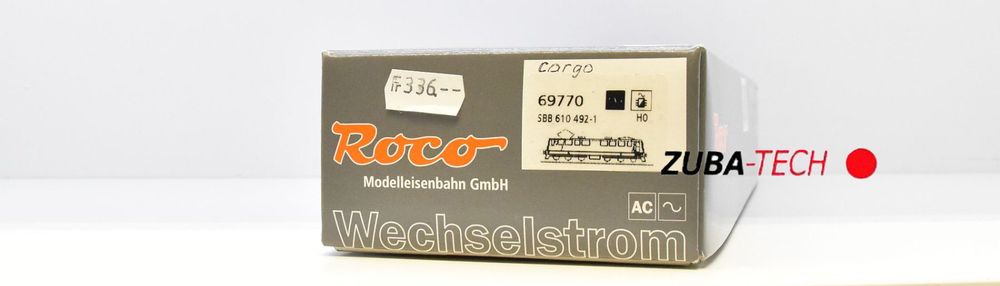 Roco 69770 E-Lok Ae 610 SBB Cargo H0 WS Digital mit OVP (Gebraucht) in ...