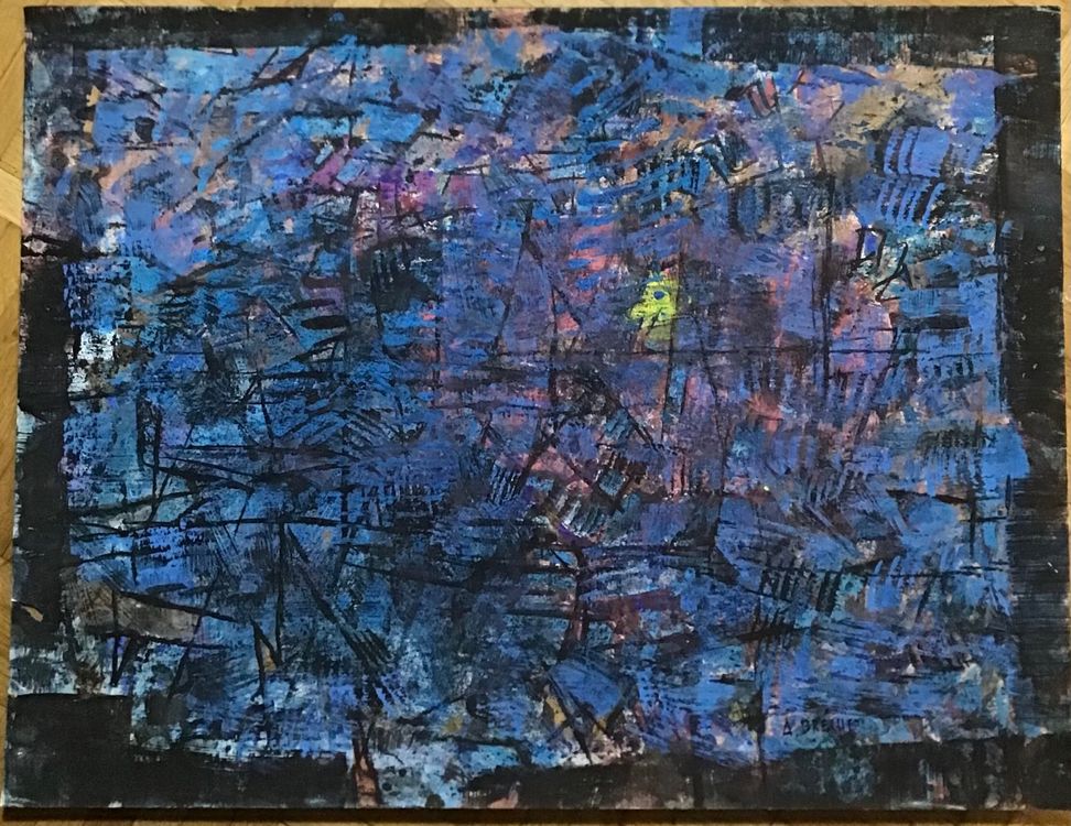 André BRECHET (1921-1993) Gouache Gemälde (Gebraucht) in Root für CHF 105 – mit Lieferung auf ...