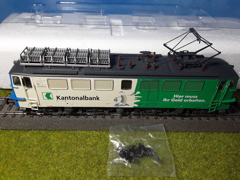 Brawa _ E42 Lokomotive Schweizer Kantonalbank _ Spur H0 (Gebraucht) in ...