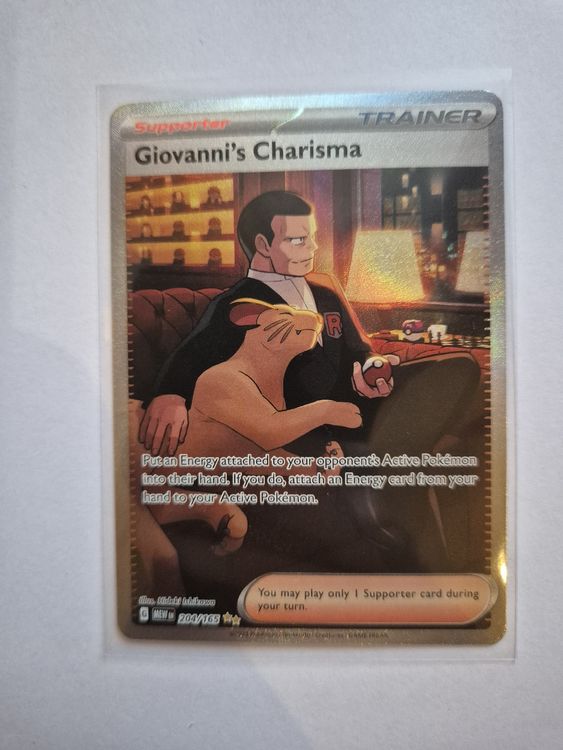 Pokemon 151 Giovanni's Charisma MEW 204 EN (Neu (gemäss Beschreibung ...