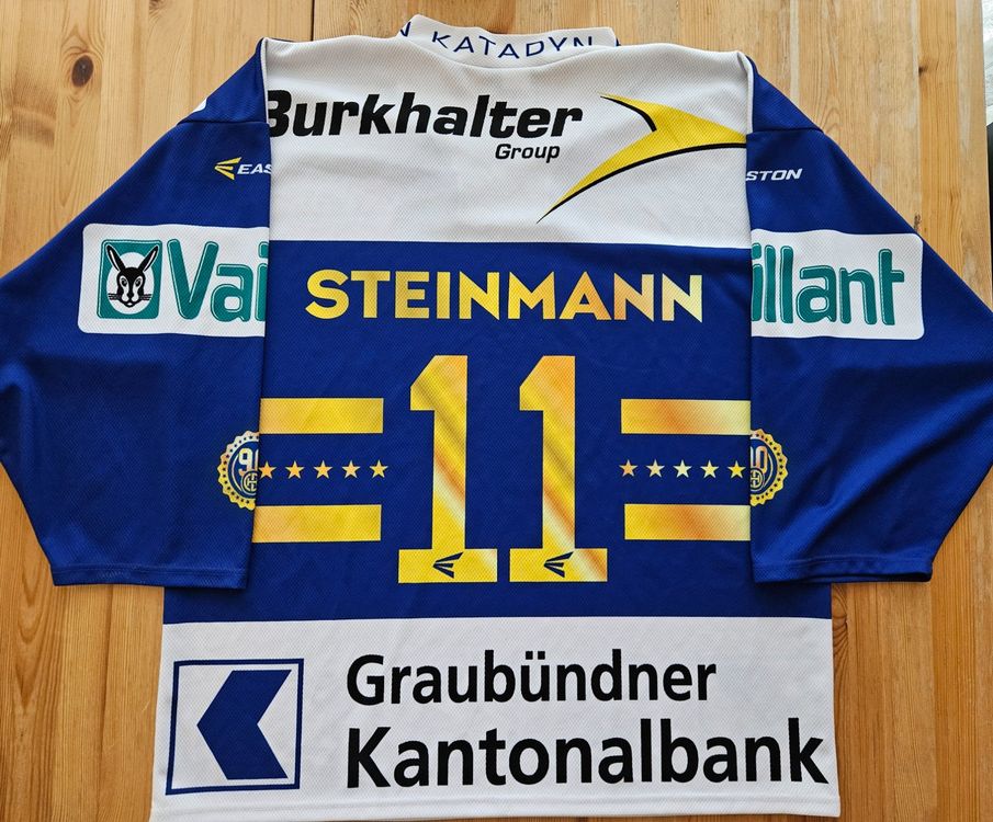 HC Davos Trikot TFS #11 Steinmann Gr. XL HCD Eishockey NLA (Gebraucht ...