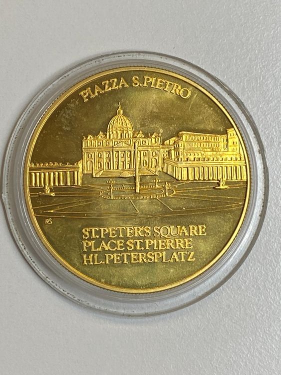 Medaille Plätze der Welt - Piazza San Pietro (Neu und originalverpackt ...