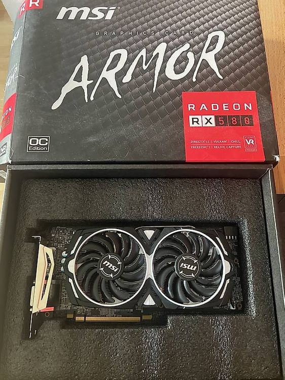 MSI Radeon RX580 8gb Armor Grafikkarte (Gebraucht) in Greifensee für ...