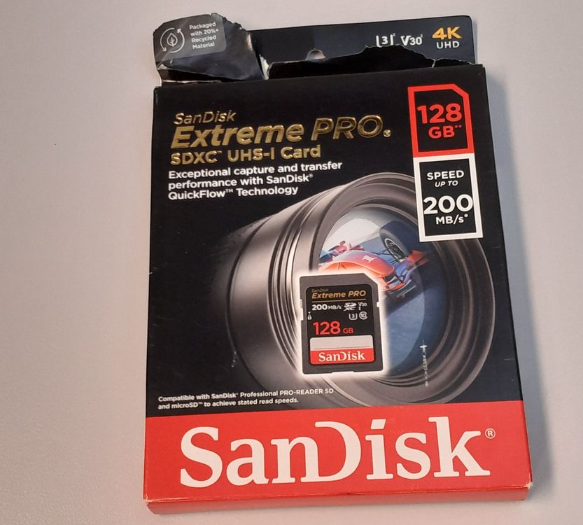 SANDISK Extreme Pro 128 GB | Kaufen auf Ricardo