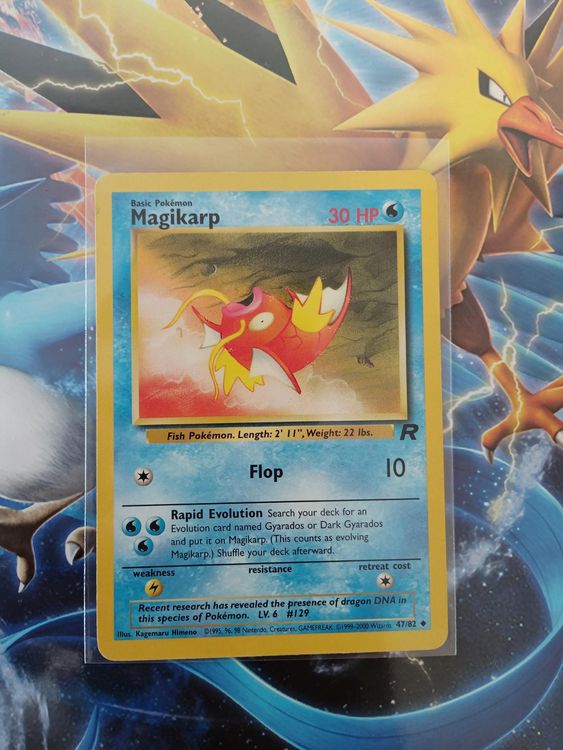 Magikarp Team Rocket - Vintage Pokémon TCG Karte | Kaufen auf Ricardo