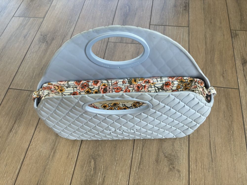 O Bag Quilted Light Blue with Floral Inner Bag -Summer! (Gebraucht) in ...