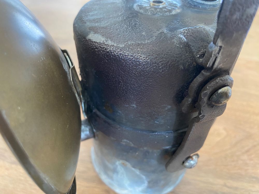 Antike Karbid Lampe Carbid Bergwerk Laterne Acetylen Karbit | Kaufen ...