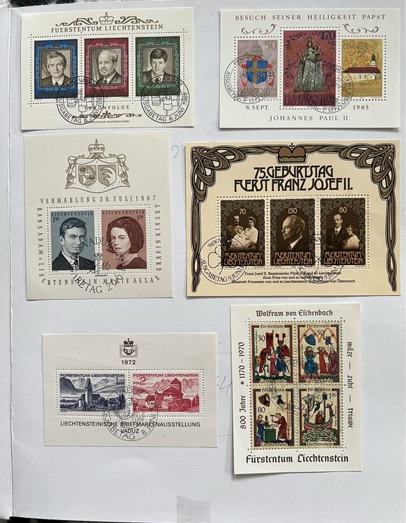 FL Blocks gestempelt (Gebraucht) in Adliswil für CHF 80 – mit Lieferung auf Ricardo kaufen