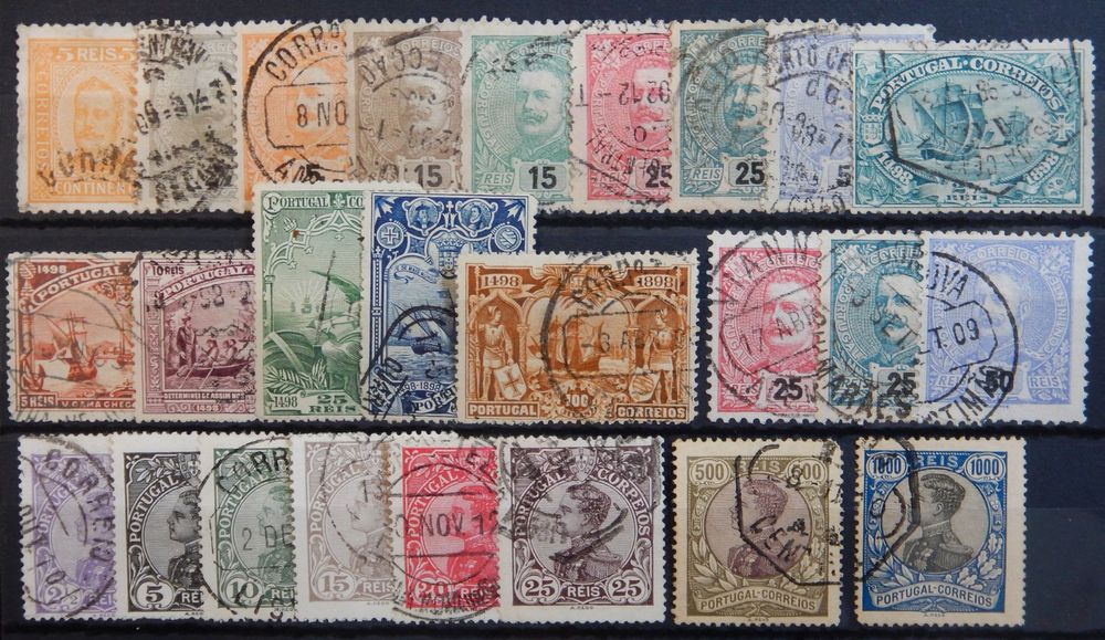 Portugal ex. Kat. 66-167 gest. 1892/1910 Kat. 85 Euro (D'occasion) à ...