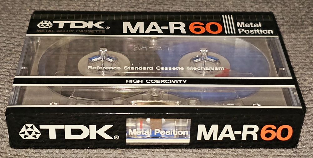 💥TDK"MA-R60"💥OFFRE UNIQUE cassette métal ultra rare! (Neu und ...