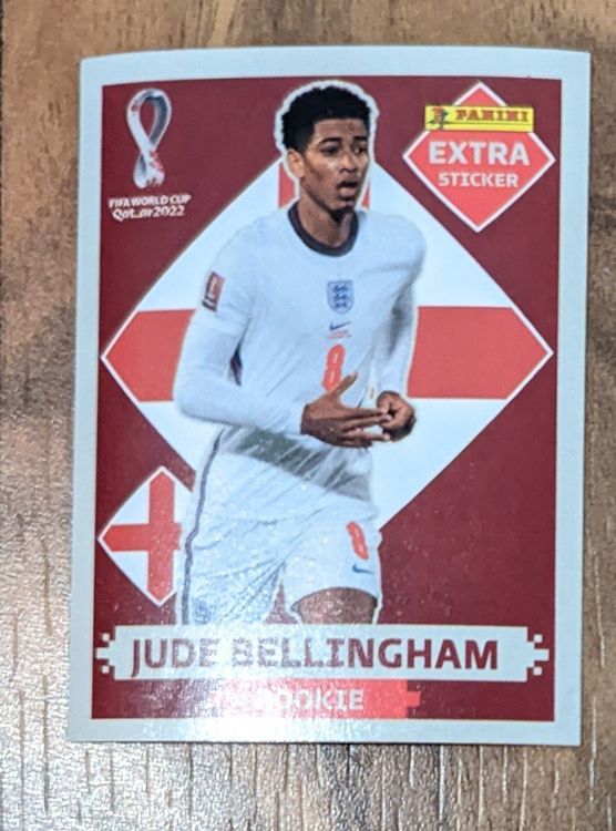 Panini Extra Sticker FIFA WM 2022 Jude Bellingham Base (Neu (gemäss ...
