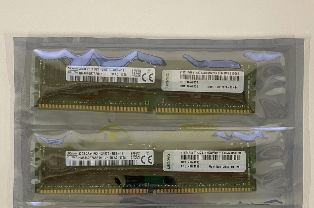 2x32Gb 2Rx4 PC4-2400T 64Gb RAM-Set (Gebraucht) in für CHF 49 – mit ...