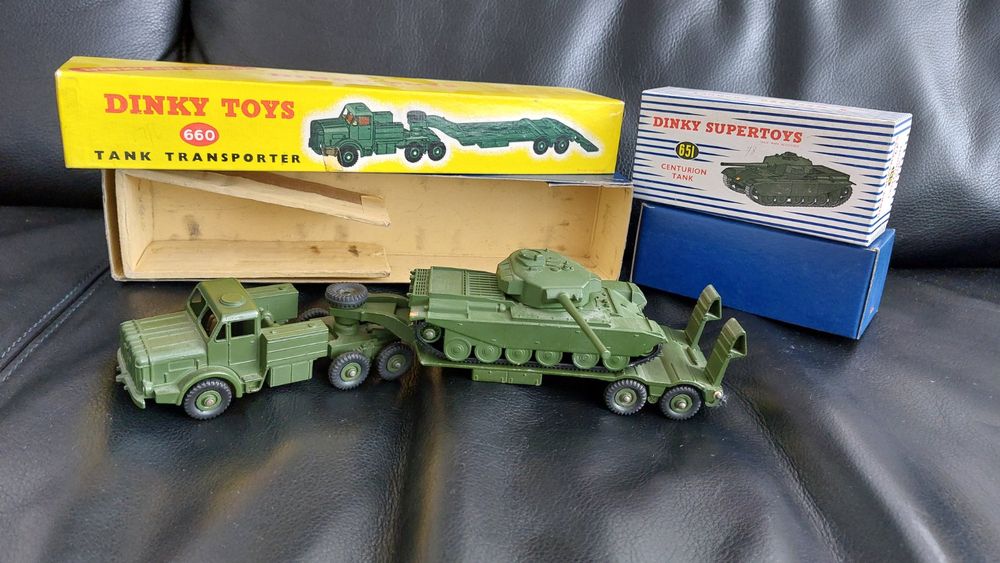 Dinky Toys Tank Transporter #660 Centurion Tank Panzer #651 | Kaufen ...