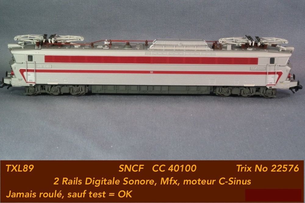 TXL89 SNCF CC 40100 Trix No 22576 | Kaufen auf Ricardo