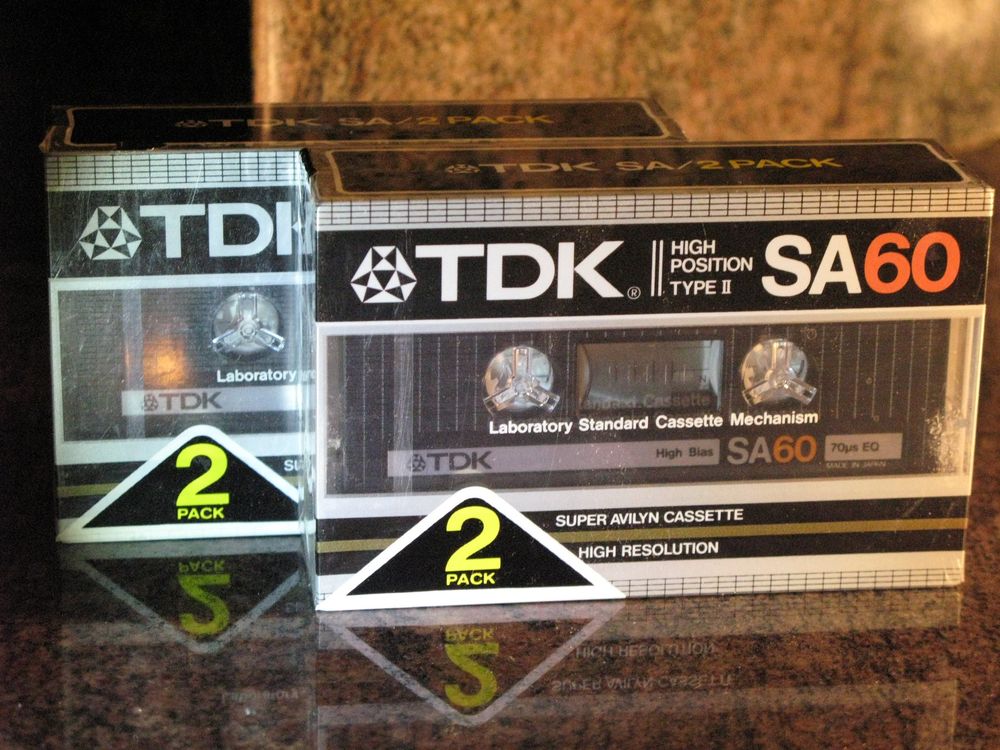 4 TDK SA 60 2 x 2, Duopack High Resolution (Neu und originalverpackt) in Langnau i. E. für CHF ...