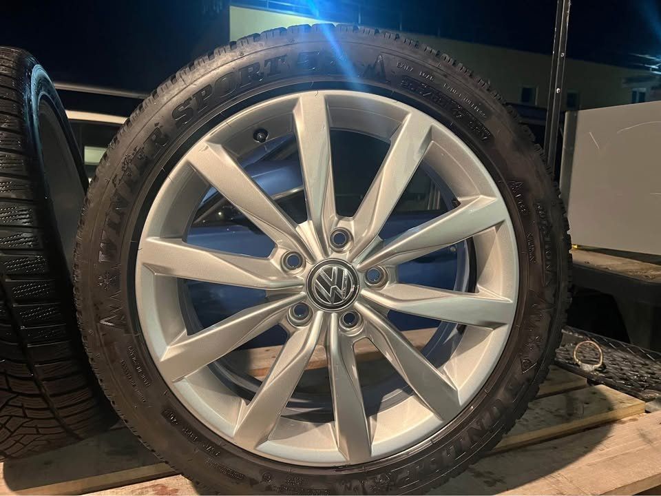 VW Dijon 17 Zoll Winterräder Original Golf 7 GTi GTD (Gebraucht) in ...