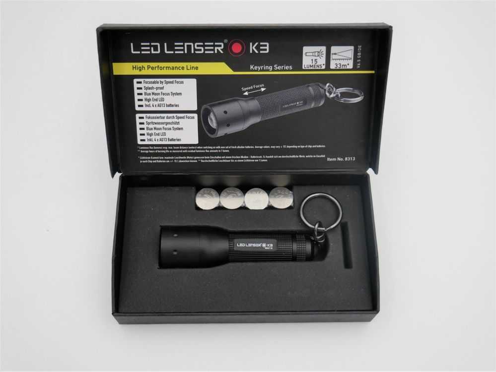 LED Lenser K3 (Neu und originalverpackt) in Winterthur für CHF 4 – mit ...