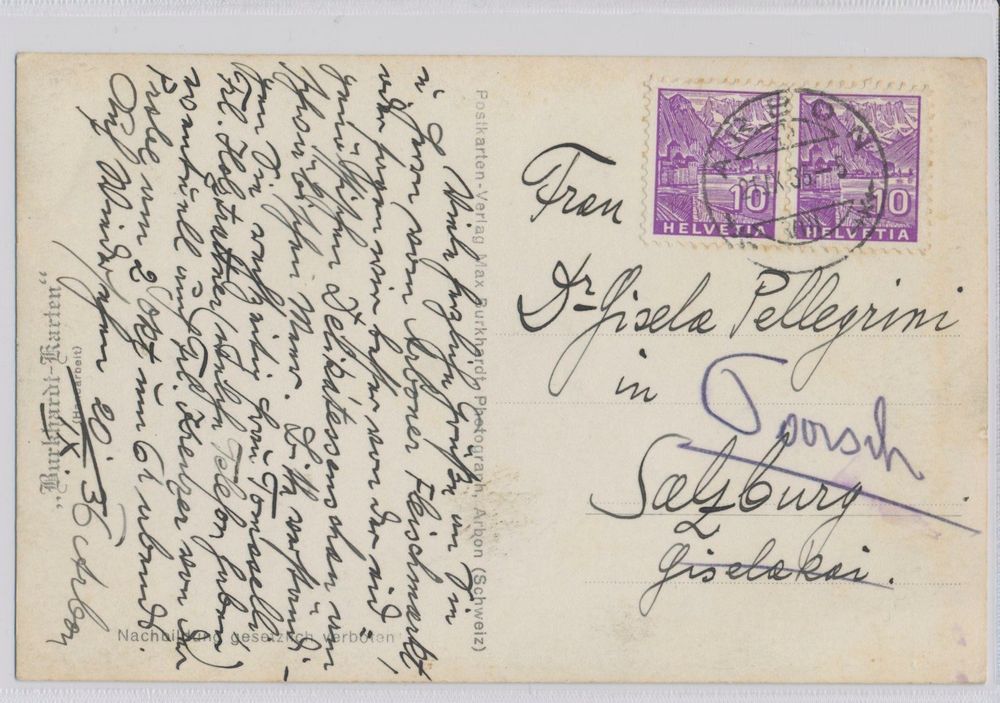 Max Burkhardt Arbon Strandbad Nr. 10a 1936 | Kaufen auf Ricardo