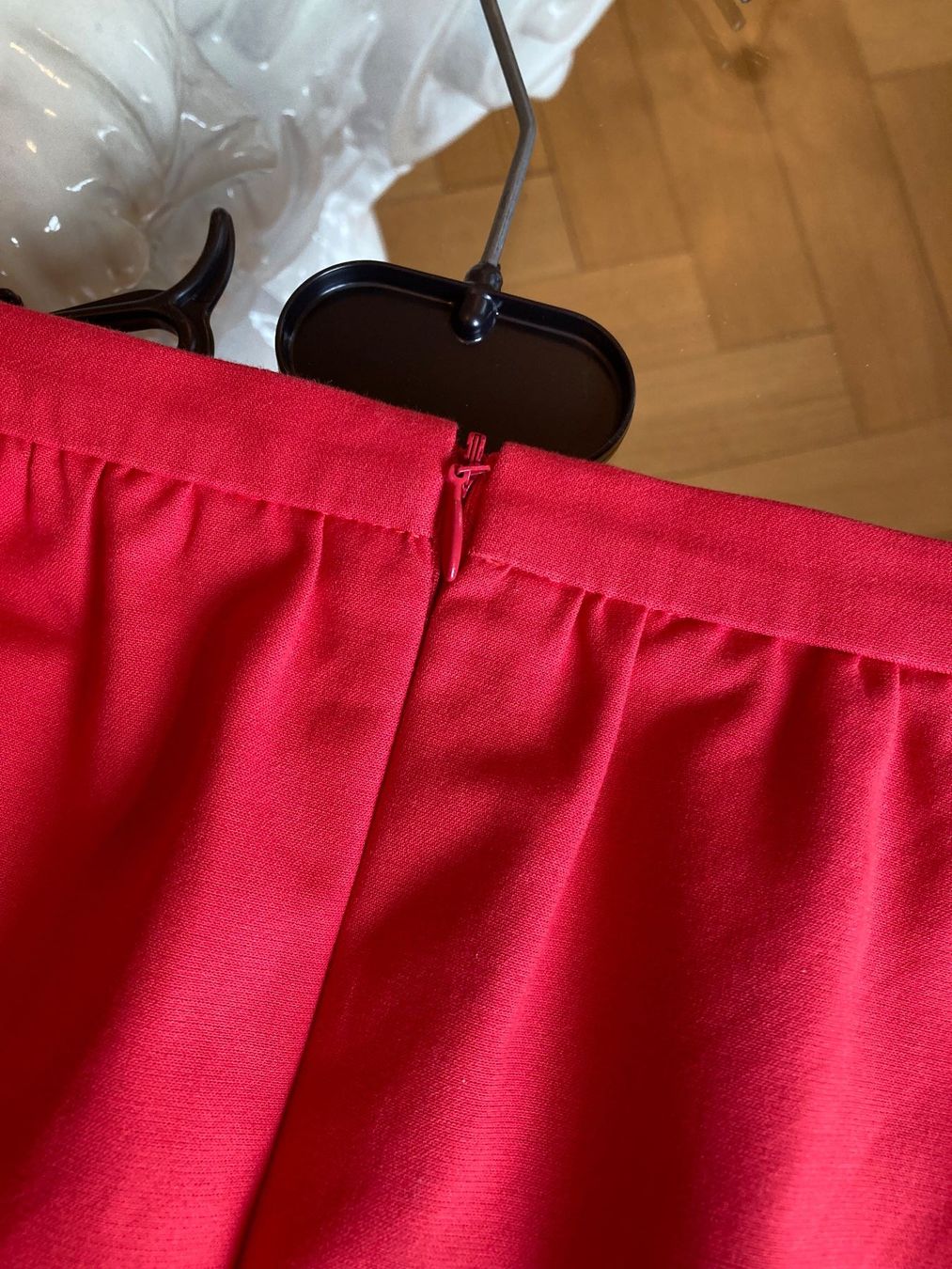 WUNDERBARER ROCK von RED VALENTINO, IT42, HIMBEERROT, TOP (Gebraucht ...