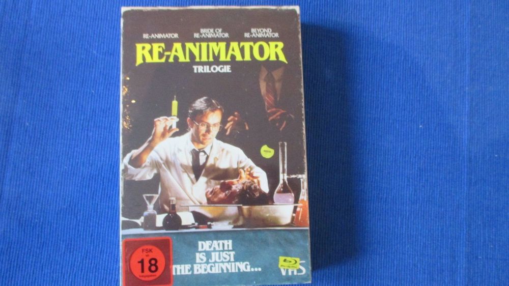 Re-Animator 1-3/blu-ray/ im VHS Look (Neu und originalverpackt) in ...