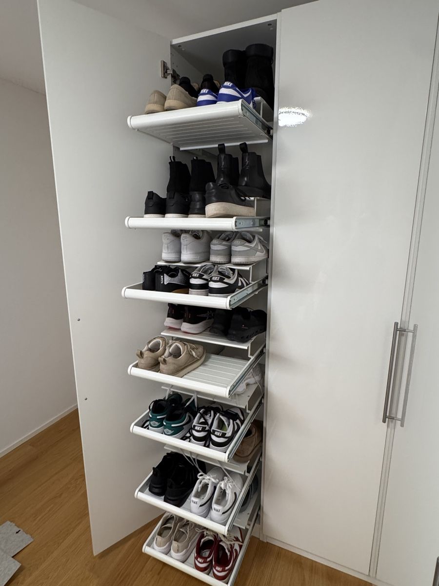 Ikea Schuhschrank Weiss Hochglanz