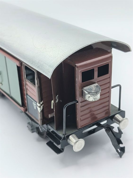 Spur 0 Buco gedeckter Güterwagen mit Bremserhaus, Selten | Kaufen auf Ricardo