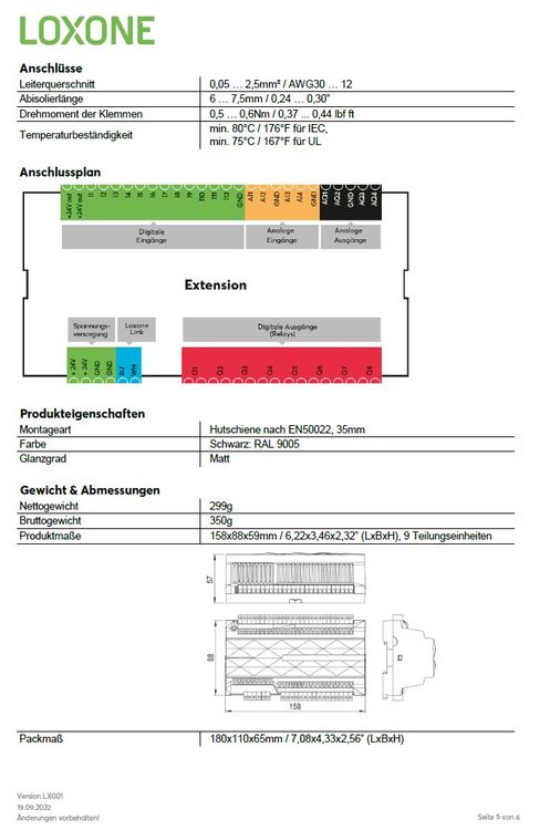 Loxone Extension Part No: 100002 (Neu und originalverpackt) in für CHF ...