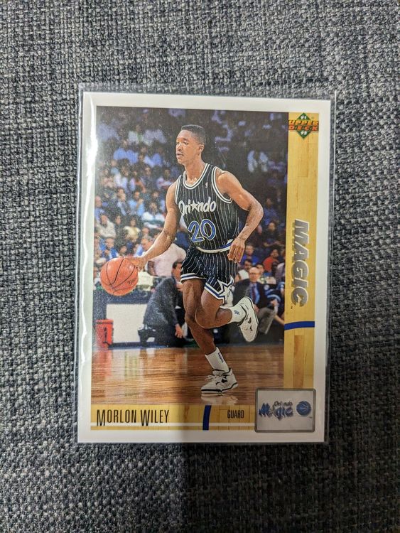 1991 Upper Deck Orlando Magic Morlon Wiley Karte (Neu (gemäss ...