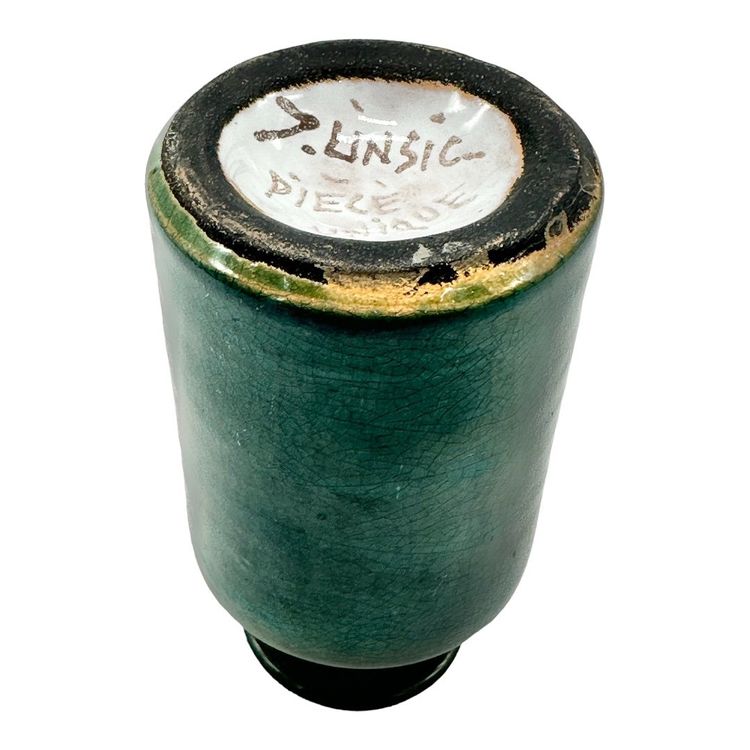 Vase Jacques Linsig céramique émaillé poterie d'art suisse (Gebraucht ...