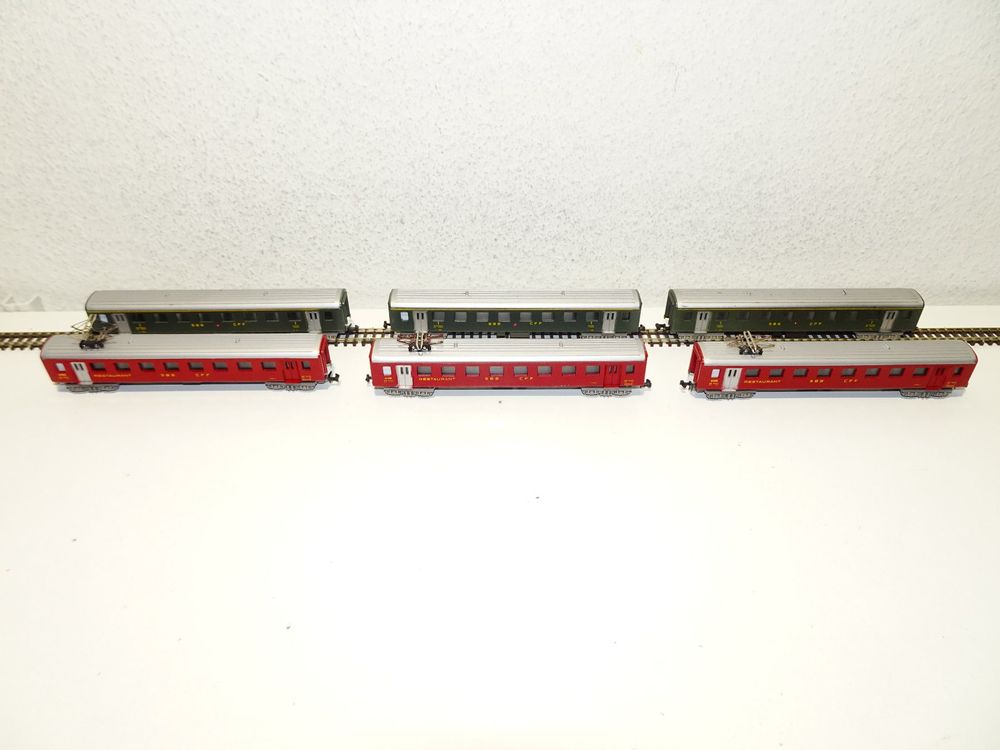 6 Lima Personenwagen Restaurant SBB Spur N (1) (Gebraucht) in Luzern für CHF 26.9 – mit ...