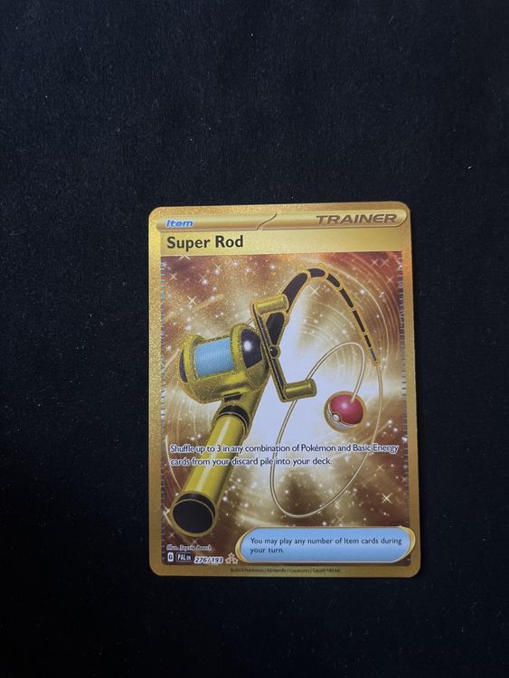 Super Rod Gold Rare pokemon karte paldea evolved (Neu (gemäss ...