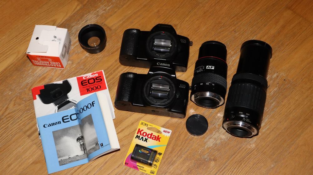 Canon EOS 1000 F, Canon Eos 1000 mit Zugabe | Kaufen auf Ricardo