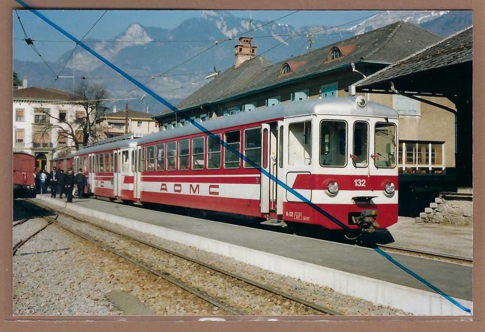 AOMC Triebzug in Aigle. Bahnhof. Gare. Foto!! (Gebraucht) in Horw für CHF 5 – mit Lieferung auf ...