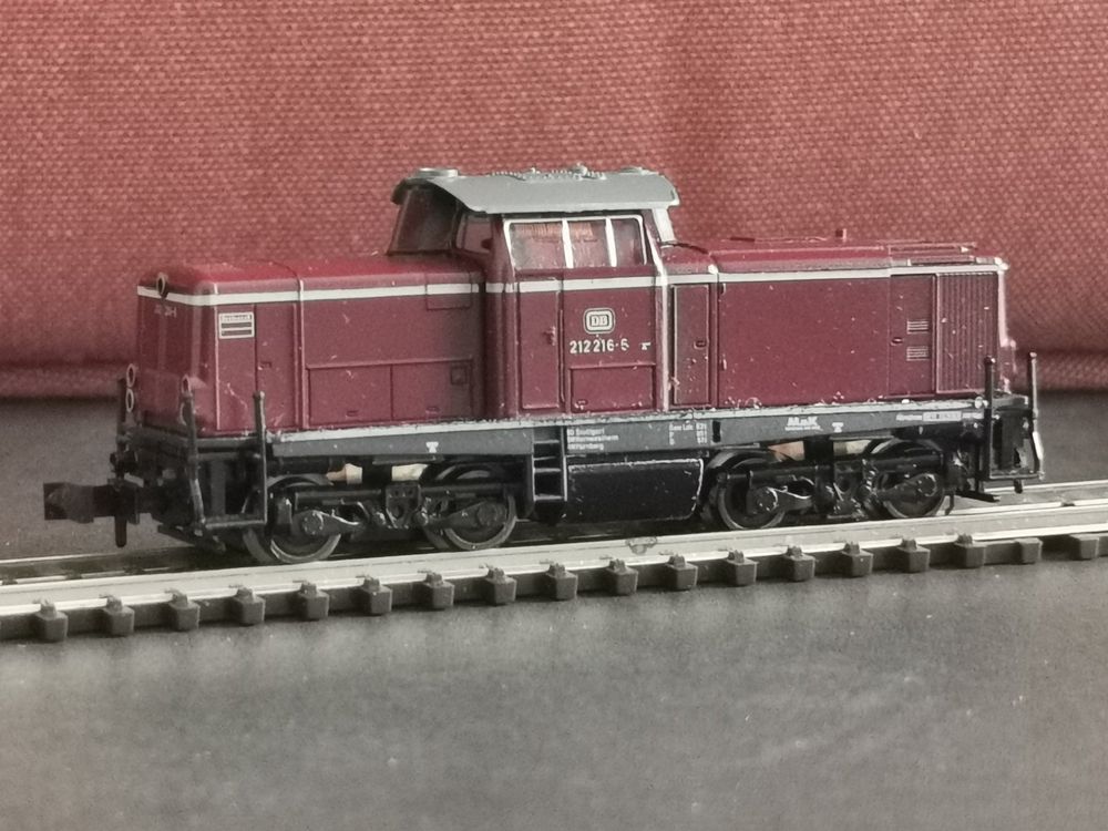 Dieselrangierlok BR 212 DB, Miniutrix 2048, Spur n (Gebraucht) in für ...