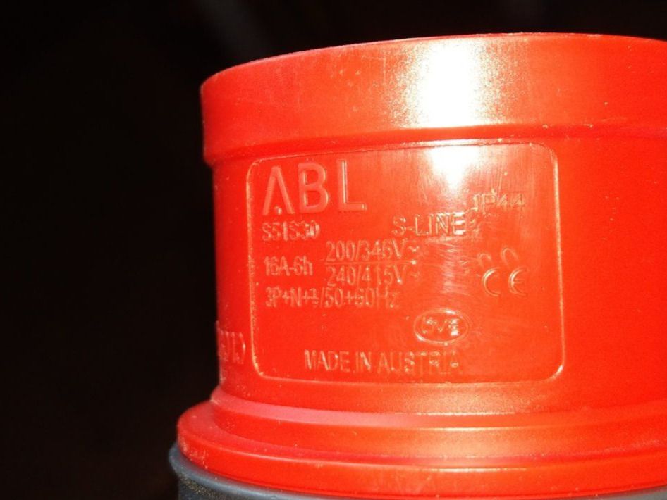Stecker 16A ABL S51S30 - CEE- 5 Pol 380 V | Kaufen auf Ricardo